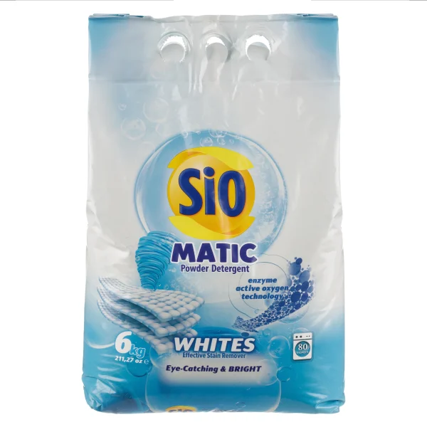 Detergent Praf pentru Rufe Albe 6kg SIO - Biotol